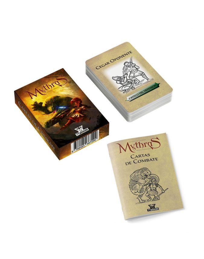 Baraja de Cartas de Combate Mythras. - 77 Mundos - Juegos de Rol
